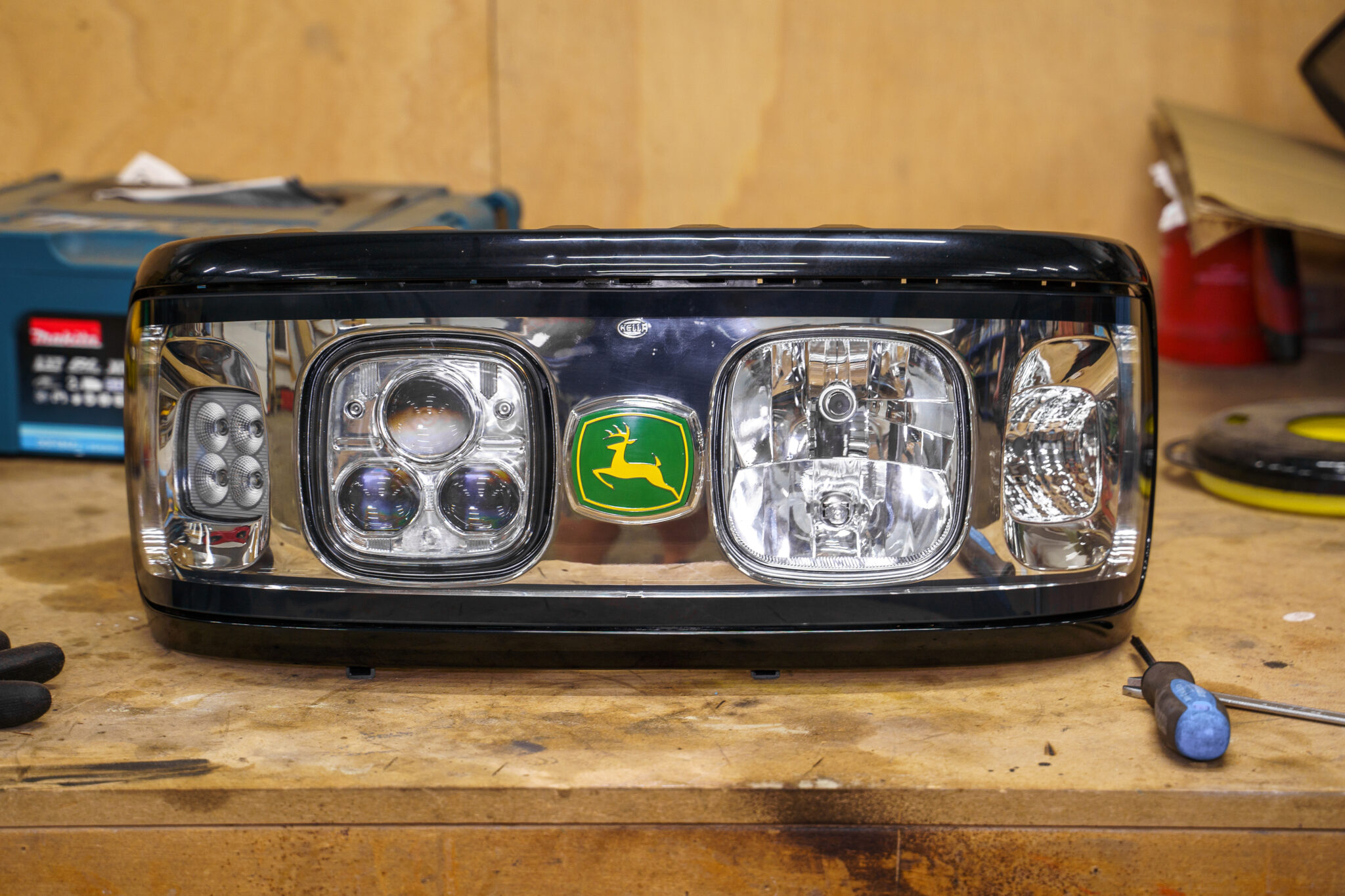 Pack phares CRAWER pour calandre John Deere 6030/7030 PREMIUM ...