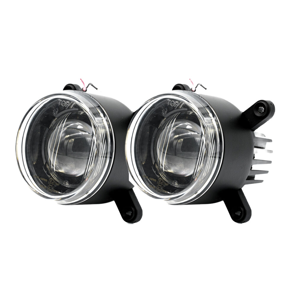 Pack x2 : Phares LED CRAWER Hyperios 90mm (feux de croisement ...