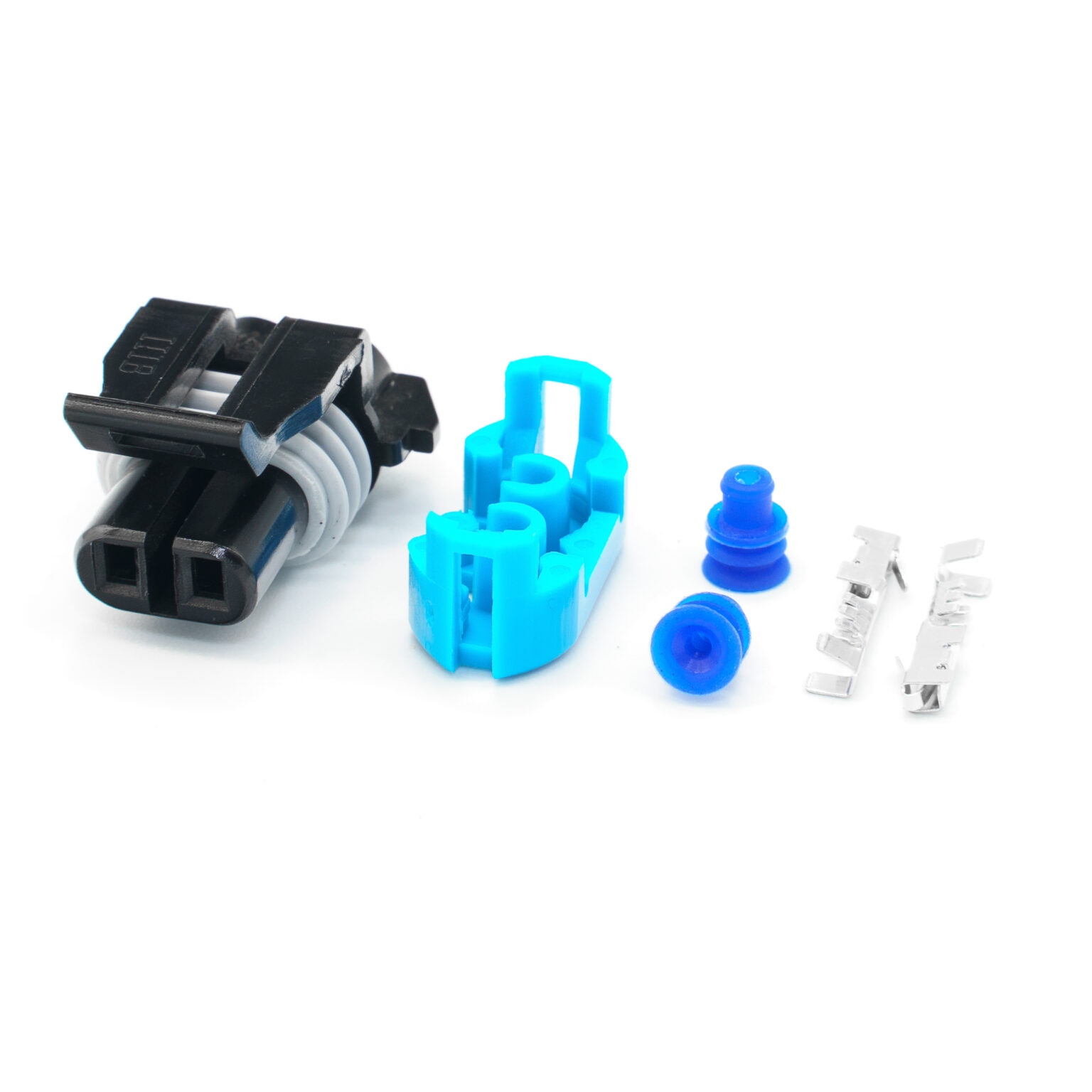 Connecteur delphi femelle 2 broches pour John Deere - Agriproled.fr